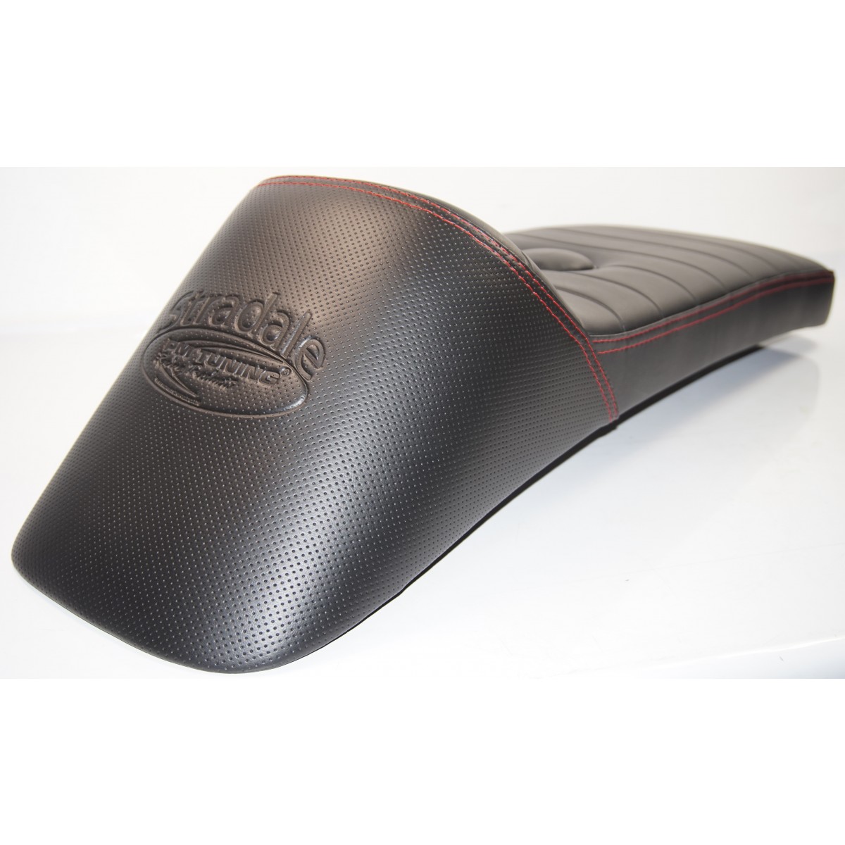 PM STRADALE SPORT SEAT BLACK/RED SCOMADI TL/TT50/125/200 - PM Tuning