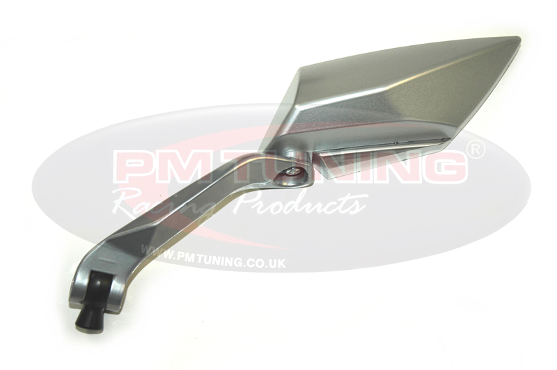 PAIR UNIVERSAL SILVER DELTA CAPELLI MIRROR W/ADAPTORS - PM Tuning