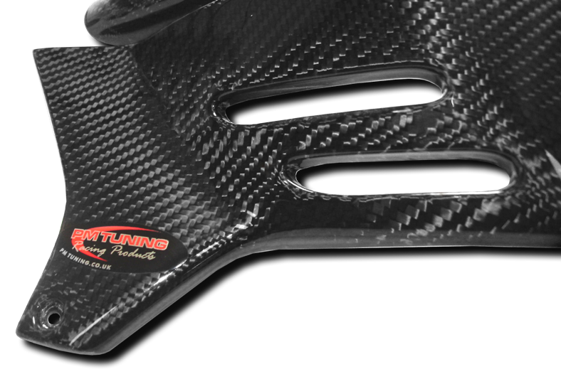 Carbon Lower Side Panel Trim (Pair) - Vespa GTS/GT/GTV - PM Tuning