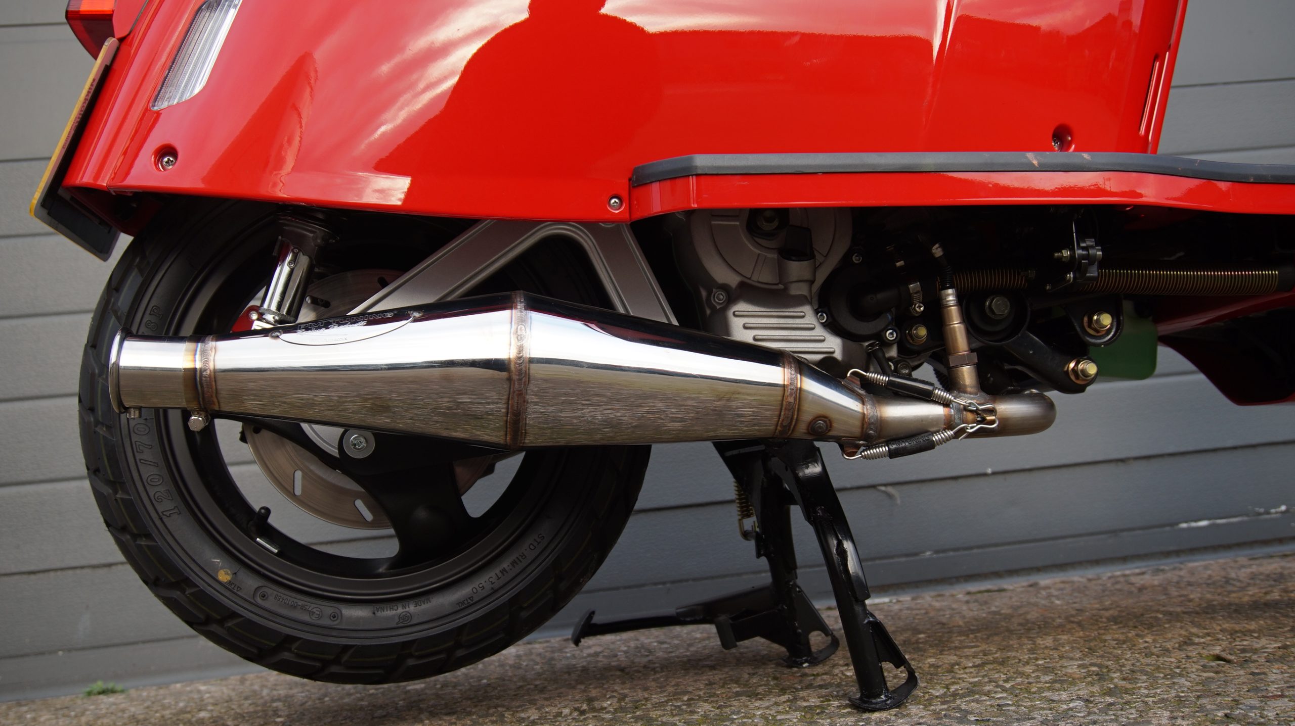 PM TUNING ROYAL ALLOY GT/GP/TG 125- 200 LC STAINLESS STEEL POWER PIPE ...