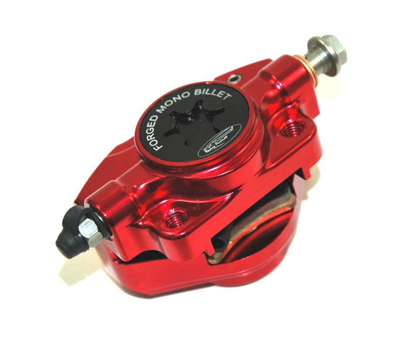 PM TUNING RED FORGED MONO BILLET BRAKE CALIPER - PM Tuning