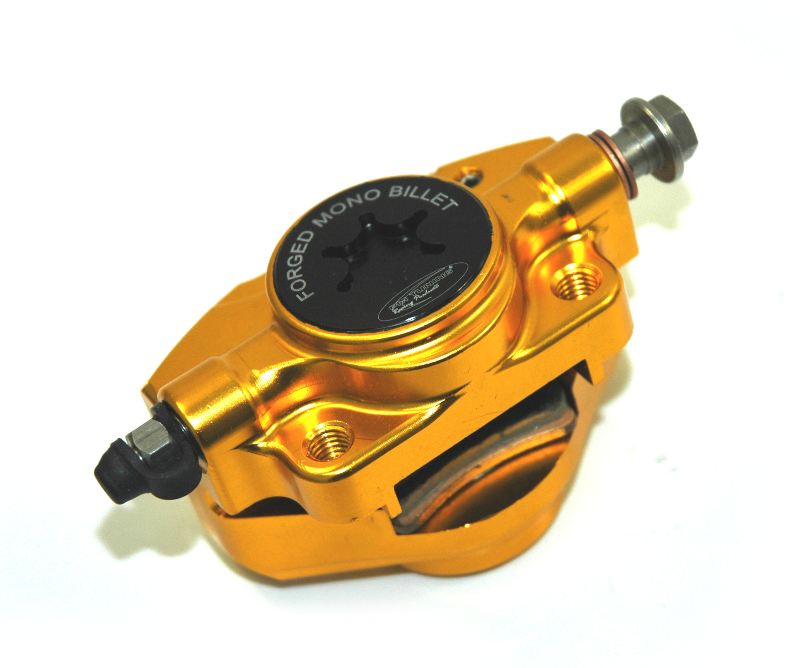 PM TUNING GOLD FORGED MONO BILLET BRAKE CALIPER - PM Tuning