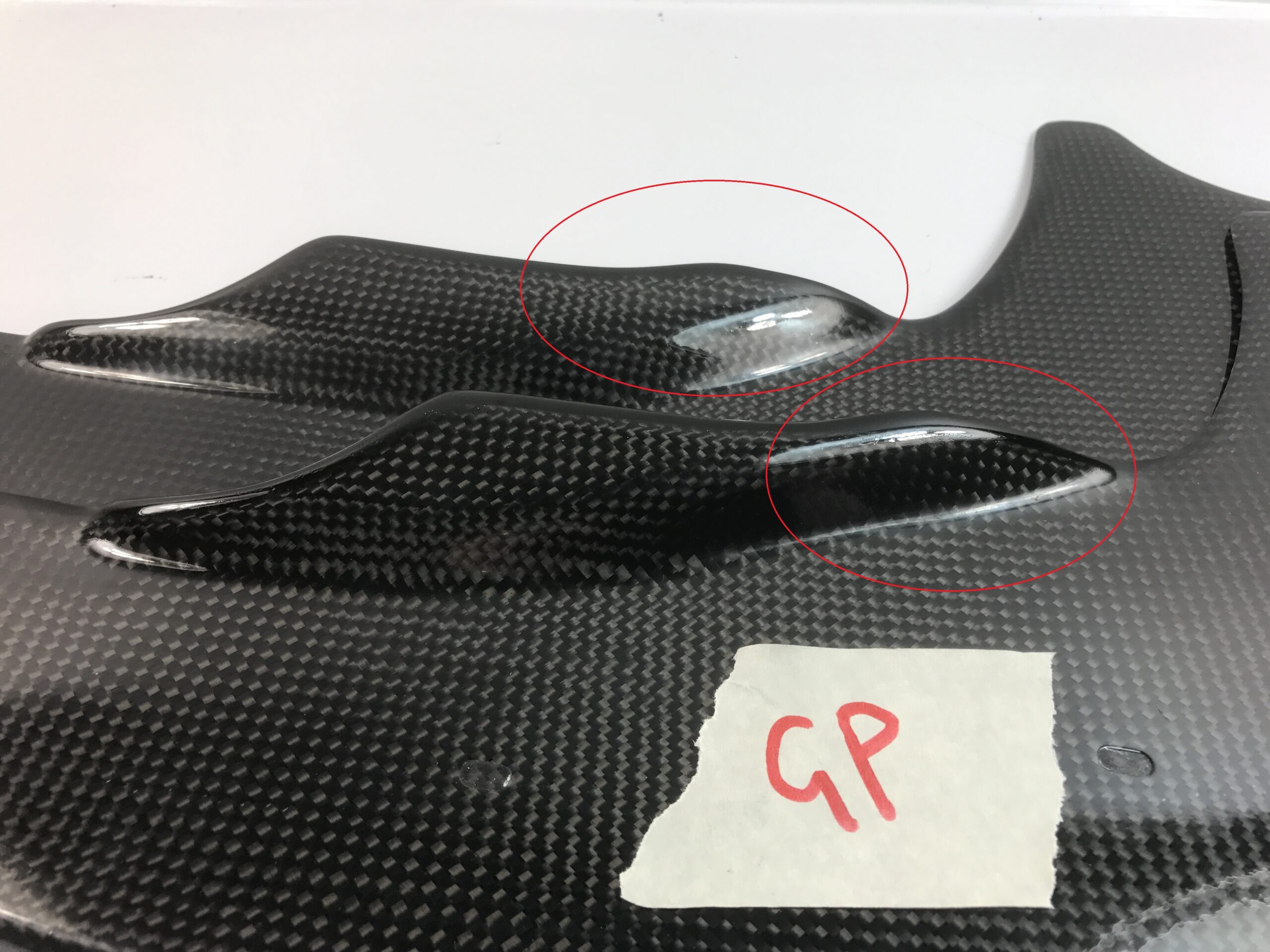 Lambretta GP Rear Runners in Carbon Fibre - PM Tuning