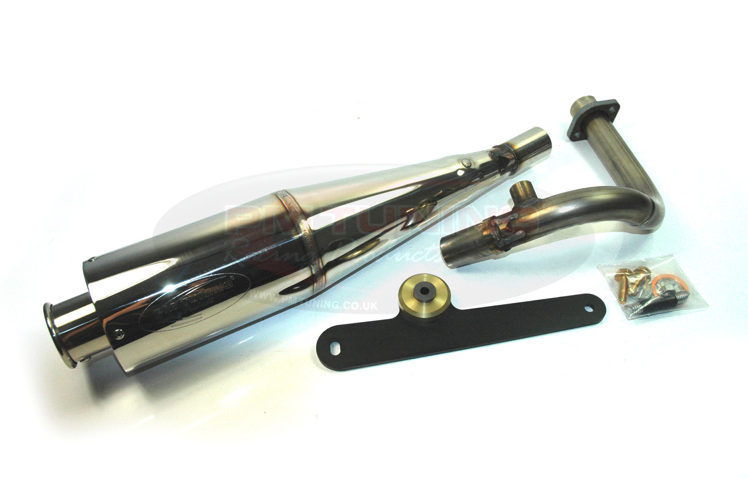 PM TUNING ROYAL ALLOY GT/GP/TG 125- 200 LC STAINLESS STEEL POWER PIPE ...