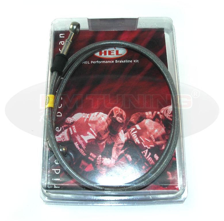 PM Tuning Lambretta Braided Brake Hose Single Disc Reverse Routing - PM ...