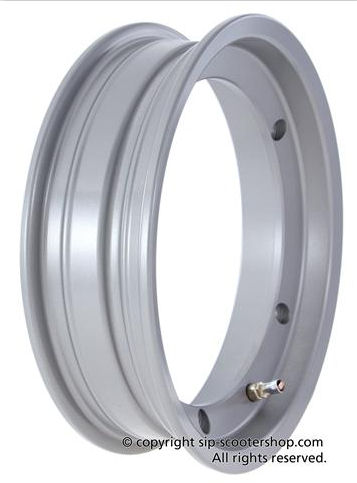 SIP TUBELESS RIM SILVER - VESPA PX,PE, RALLY 3.50X10 - PM Tuning