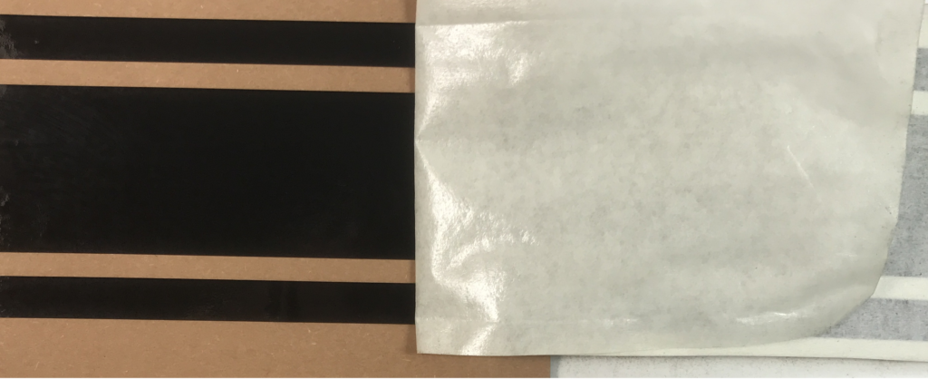 PM TUNING LAMBRETTA GP SIDE PANEL STRIPES BLACK - PM Tuning