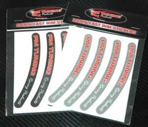 PM Tuning 'Damn Fast' Rim Stickers - PM Tuning