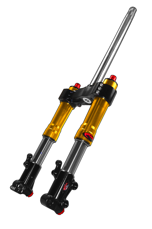 PM Tuning 38mm Gold / Chrome Monster Forks - PM Tuning