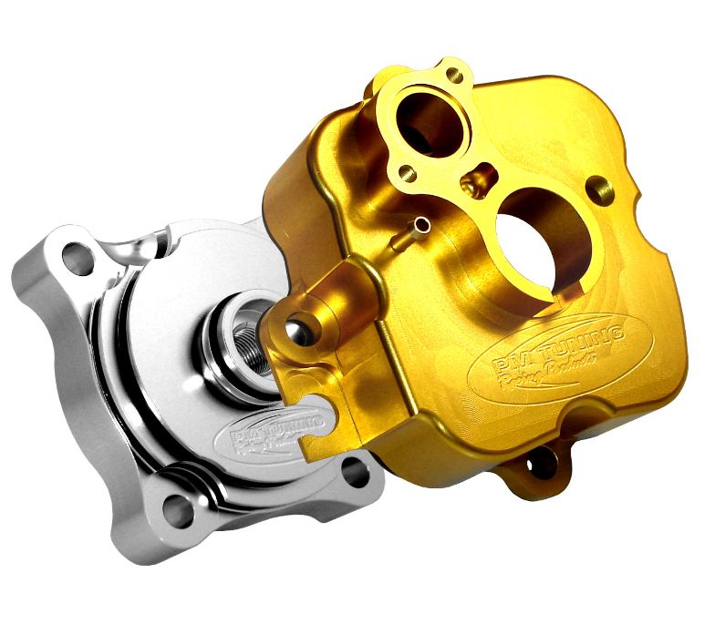 PM Tuning Billet Centre Plug Head and Skullcap Kit - PM Tuning