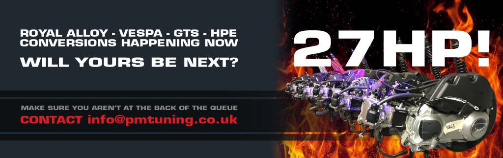 PM Tuning Racing Products Ltd Scooter Tuning Exhausts Spares