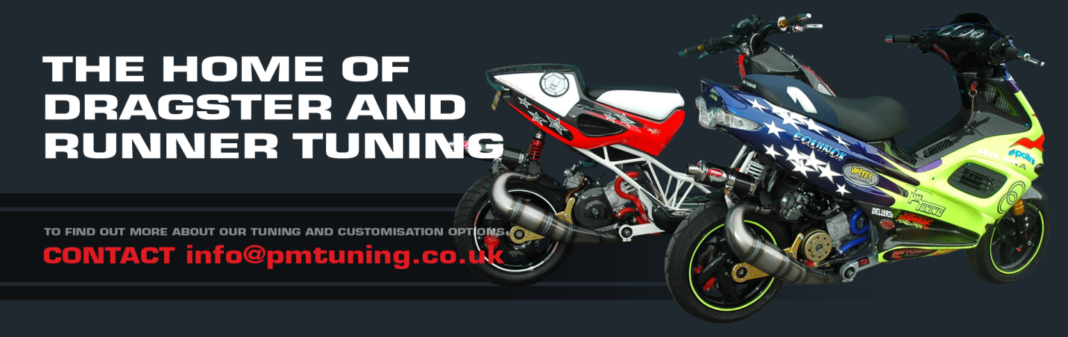 PM Tuning Racing Products Ltd Scooter Tuning Exhausts Spares