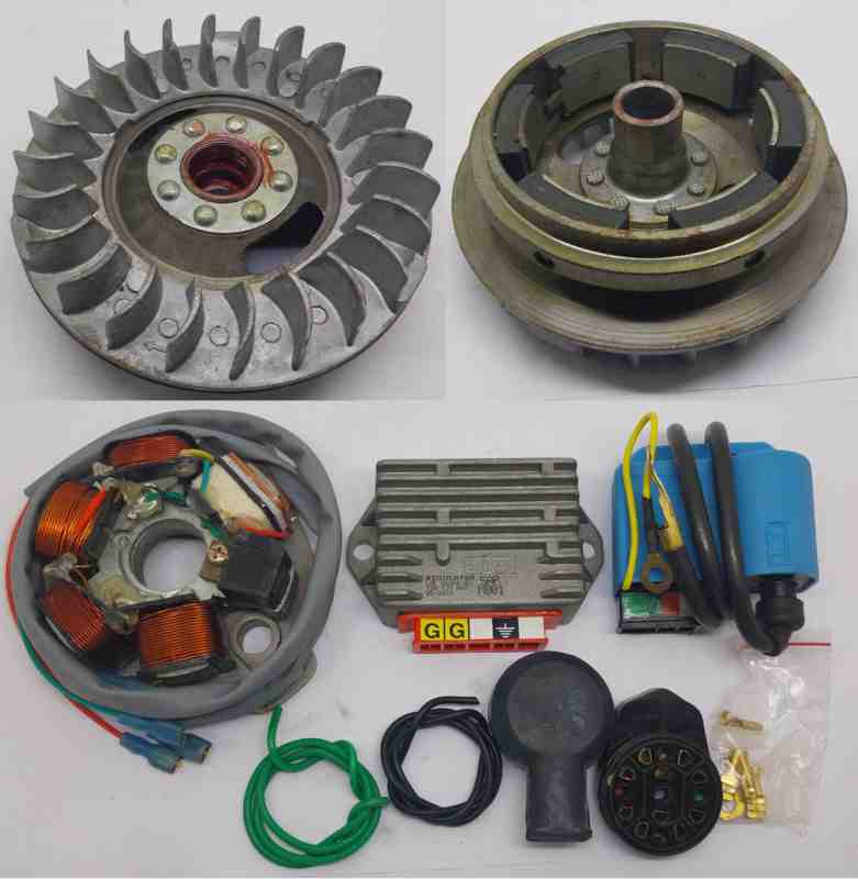 AF LAMBRETTA LI/SX ELECTRONIC IGNITION KIT MID WEIGHT - PM Tuning